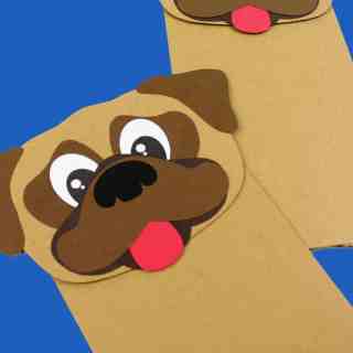 Paper Bag Pug Puppet · The Inspiration Edit