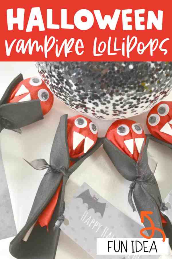 Vampire Lollipops Halloween Treats - The Inspiration Edit