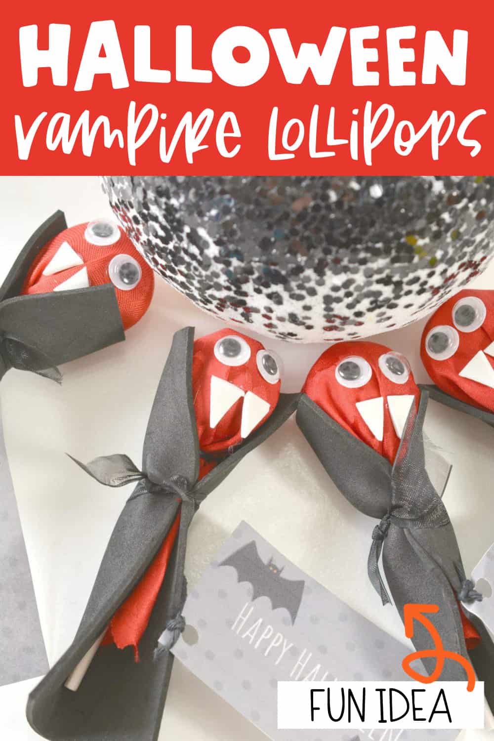 Vampire Lollipops Halloween Treats - The Inspiration Edit