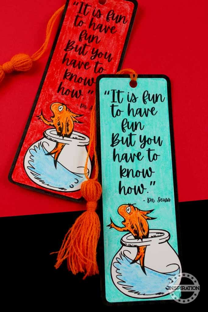 Dr Seuss Printable Characters Bookmark - The Inspiration Edit