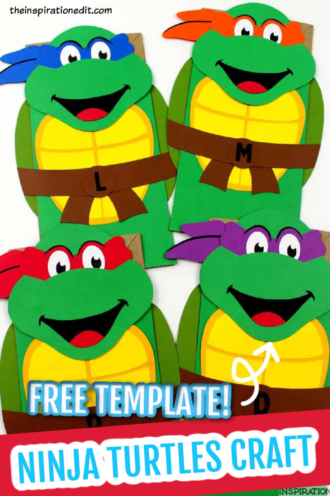 Ninja Turtles Puppet Craft Kids Will Love - The Inspiration Edit