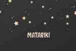 Matariki Star Names and Activity Ideas · The Inspiration Edit