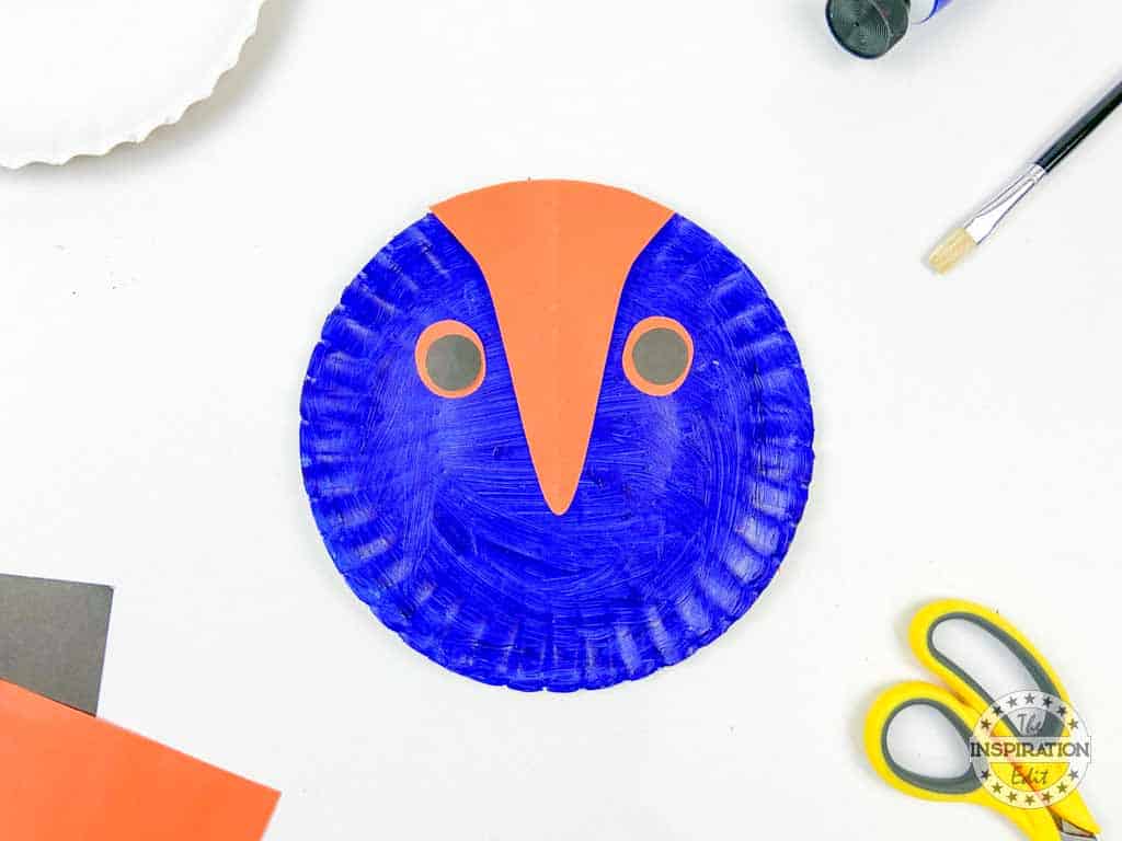 Paper Plate Bird Craft: Pukeko Bird Craft - The Inspiration Edit