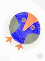 Paper Plate Bird Craft: Pukeko Bird Craft - The Inspiration Edit