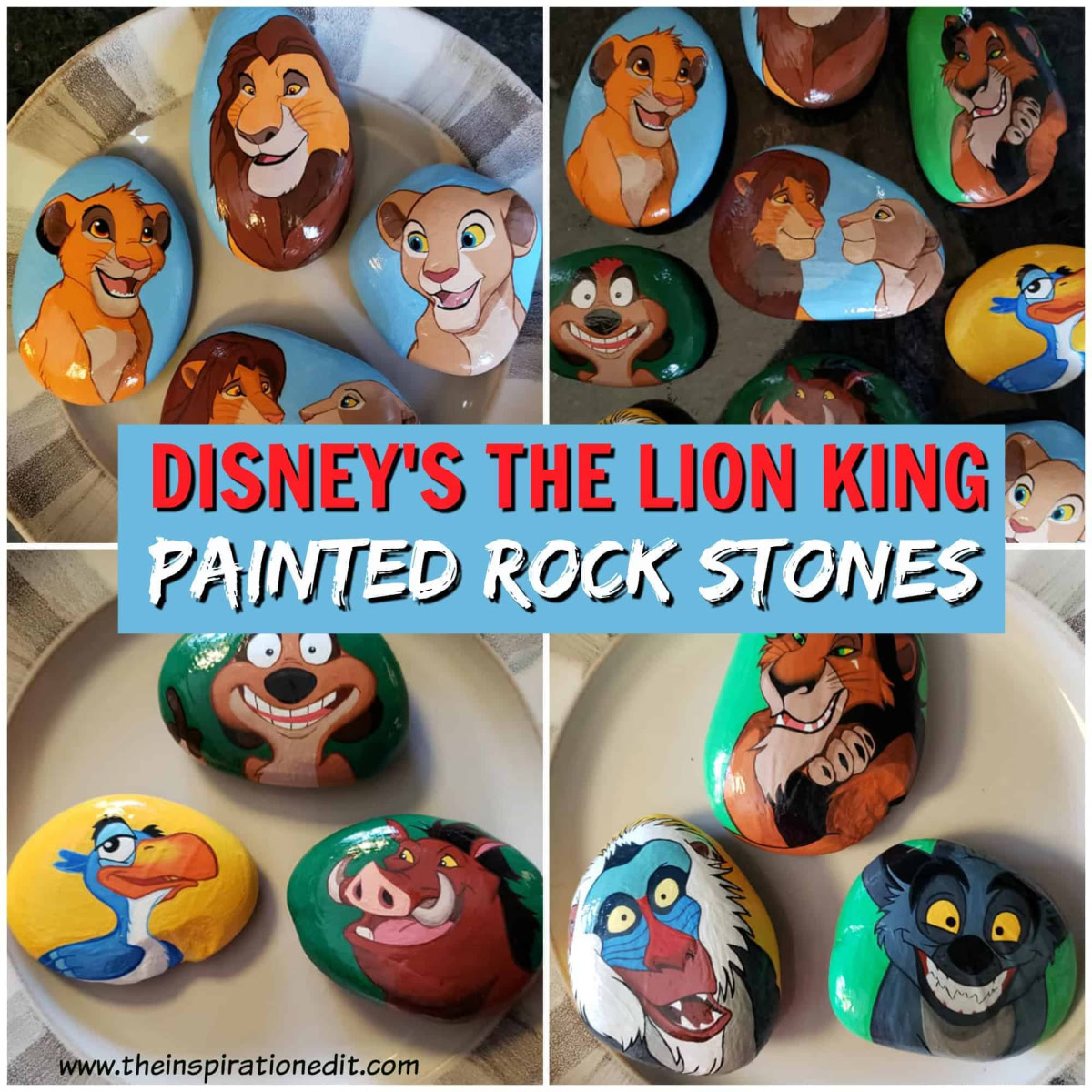 Disney Moana Rock Stone Painting | The Inspiration Edit