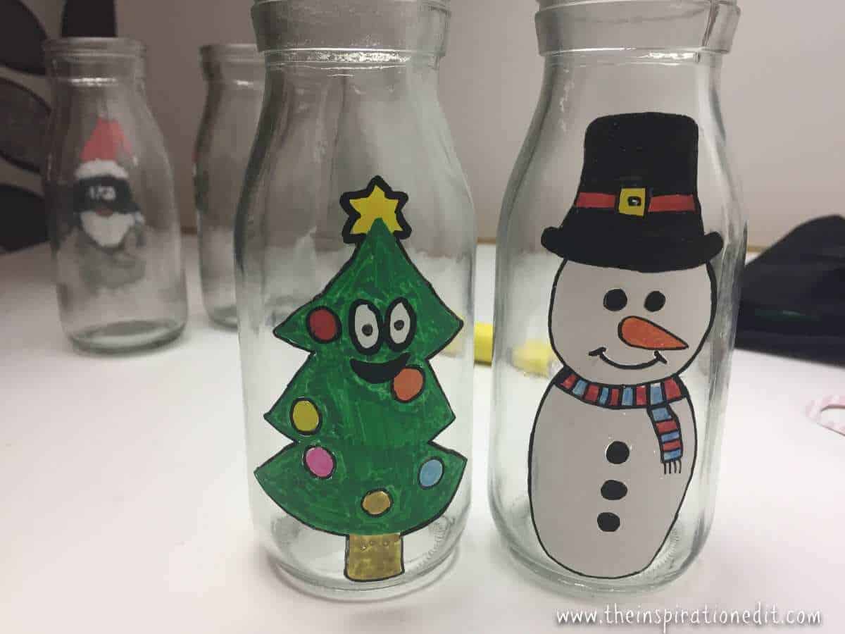 Snowman Milk Bottle Craft | The Inspiration Edit