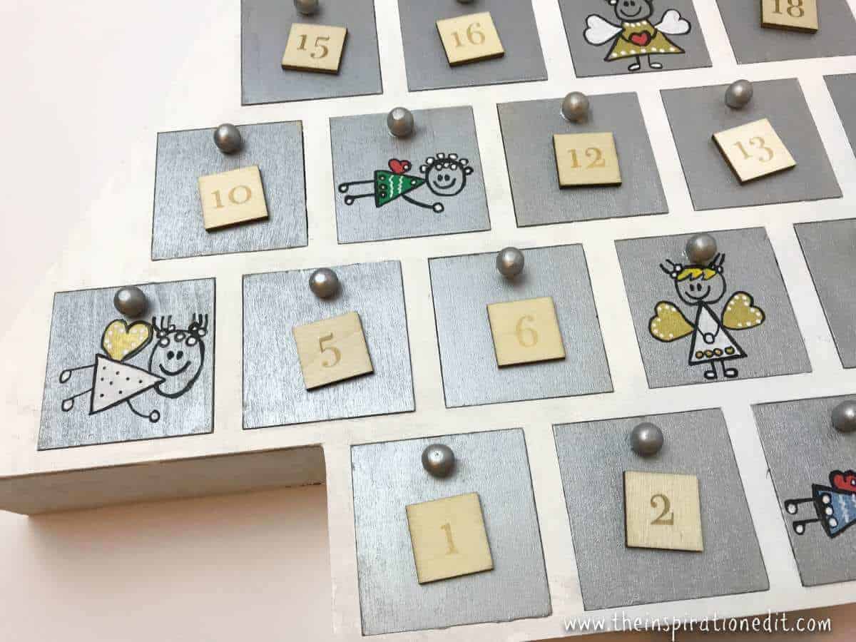 Angel Themed DIY Advent Calendar | The Inspiration Edit