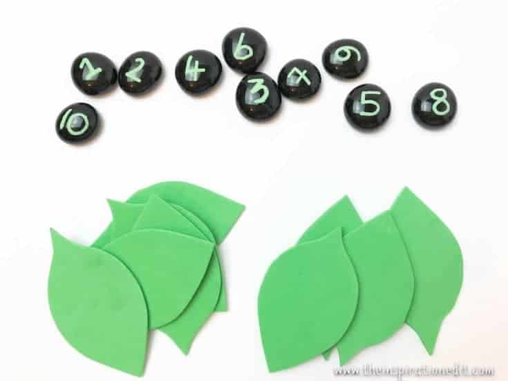 Leaf Number Matching Activity | The Inspiration Edit