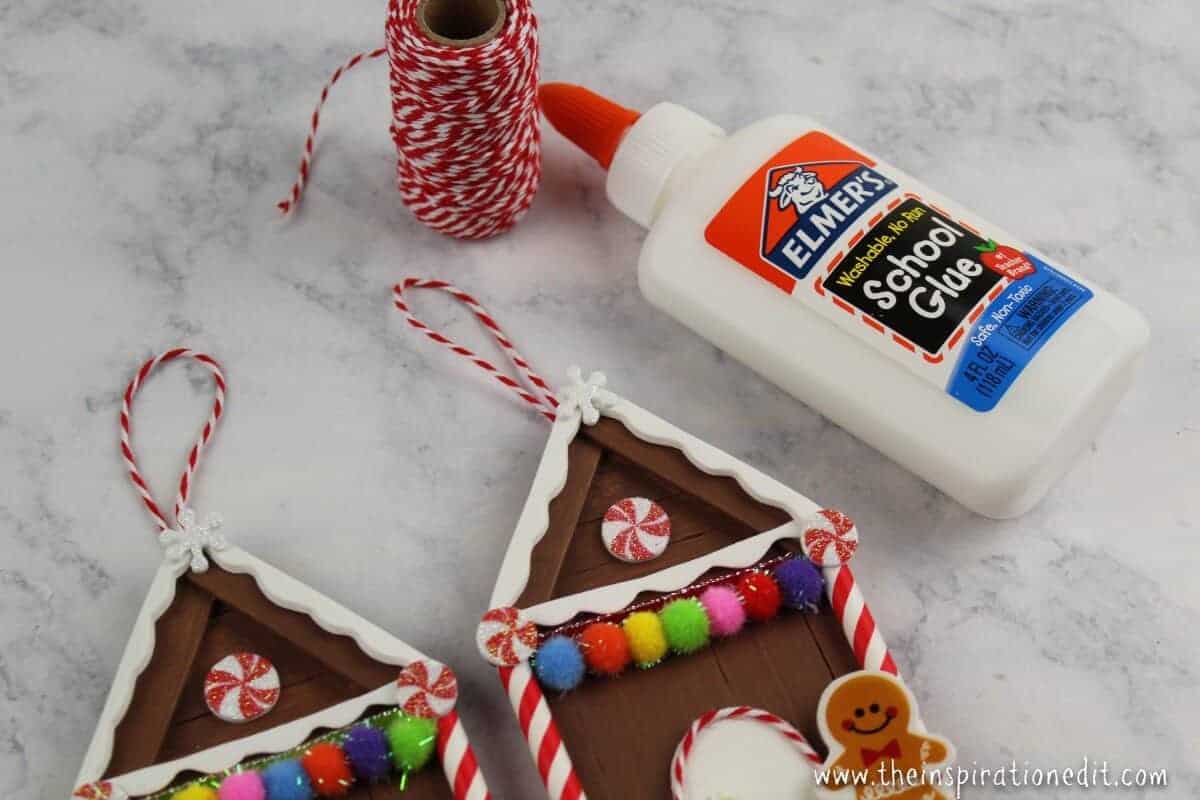 How to Make an Easy Gingerbread House Ornament | The Inspiration Edit