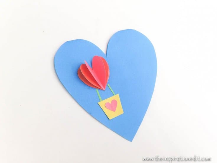Hot Air Balloon Craft a Valentines Day Kids Craft | The Inspiration Edit