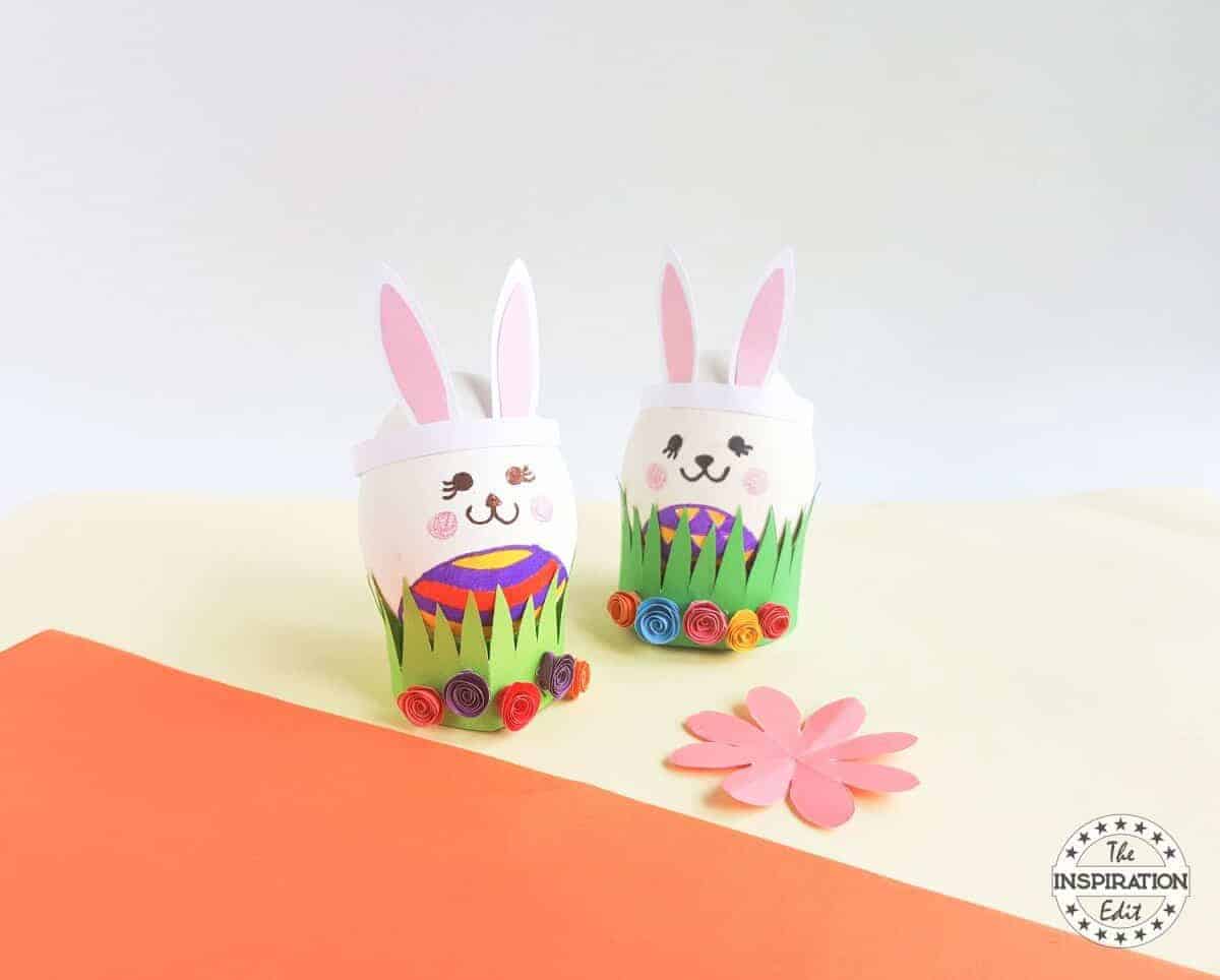 Easter Bunny Eggs Craft for Kids | The Inspiration Edit