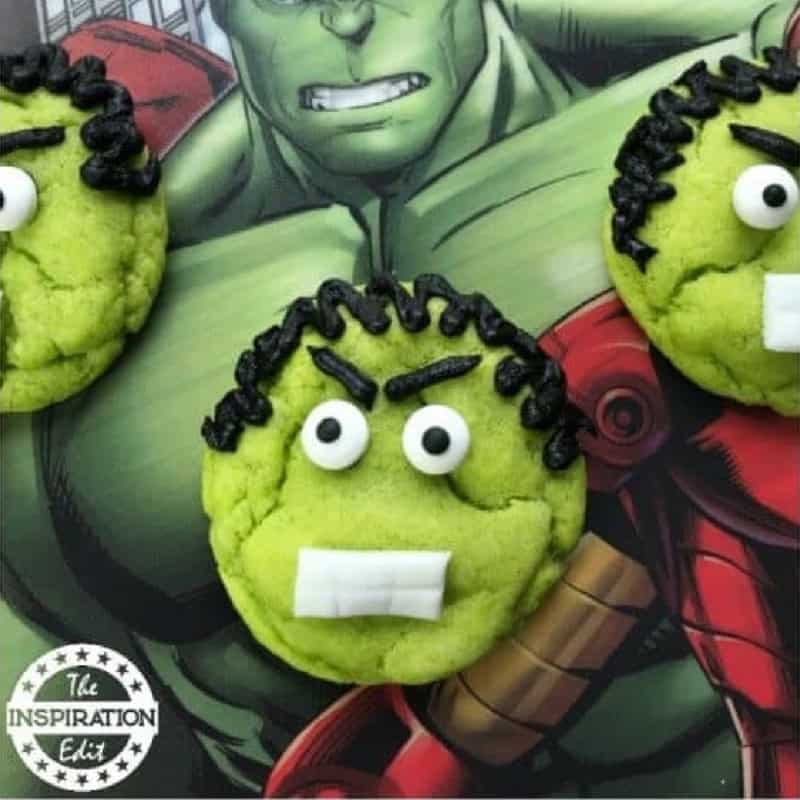 The Incredible Hulk Superhero Cookies | The Inspiration Edit