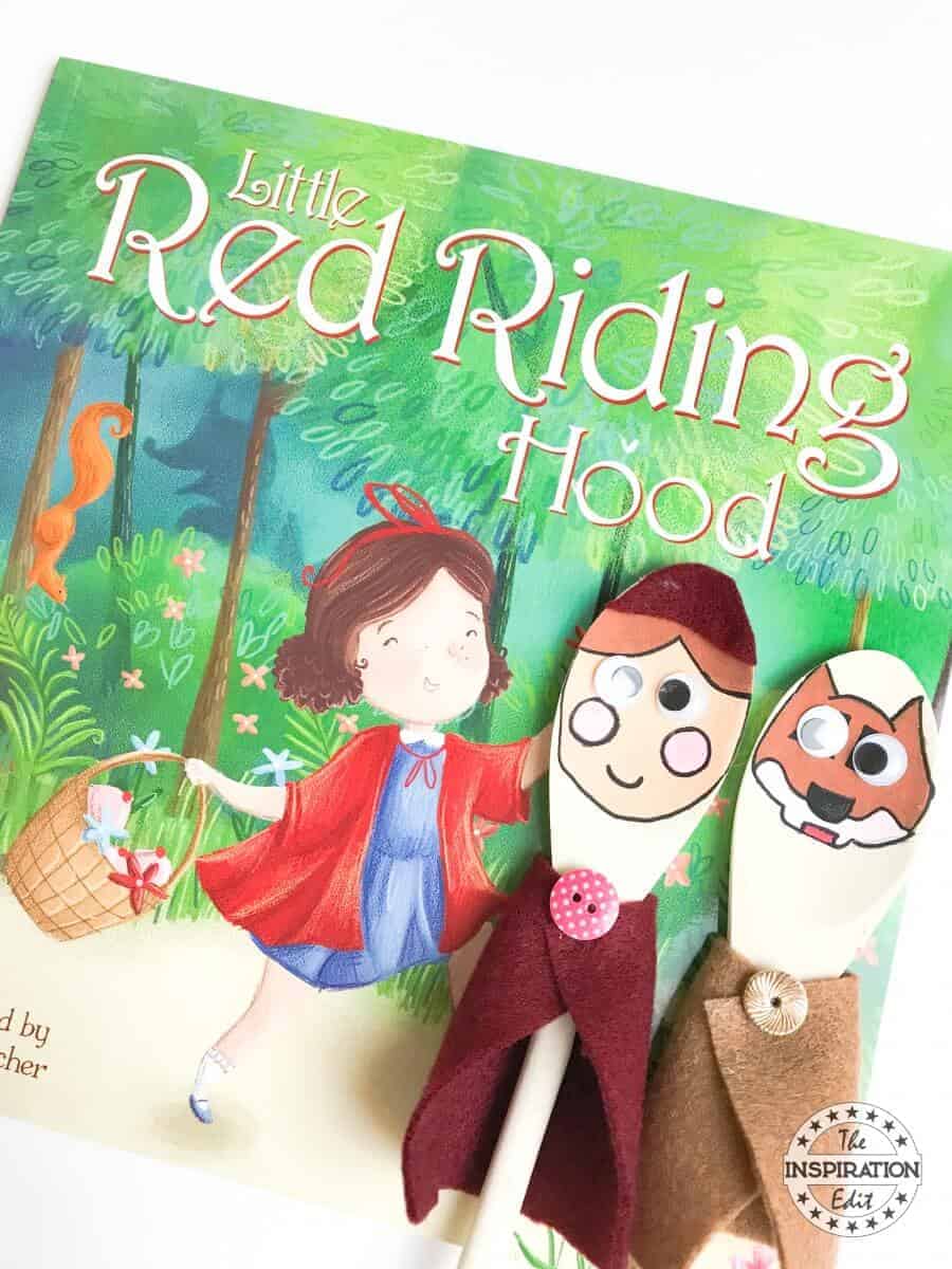Little Red Riding Hood Craft Story Spoons | The Inspiration Edit