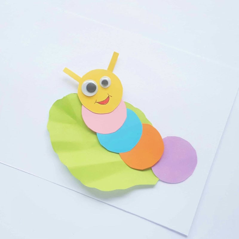 Paper Caterpillar Craft and Learning Ideas | The Inspiration Edit