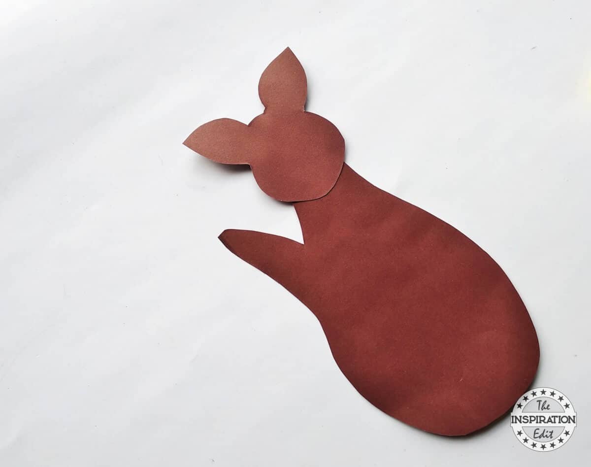 Kids Paper Kangaroo Craft Activity | The Inspiration Edit