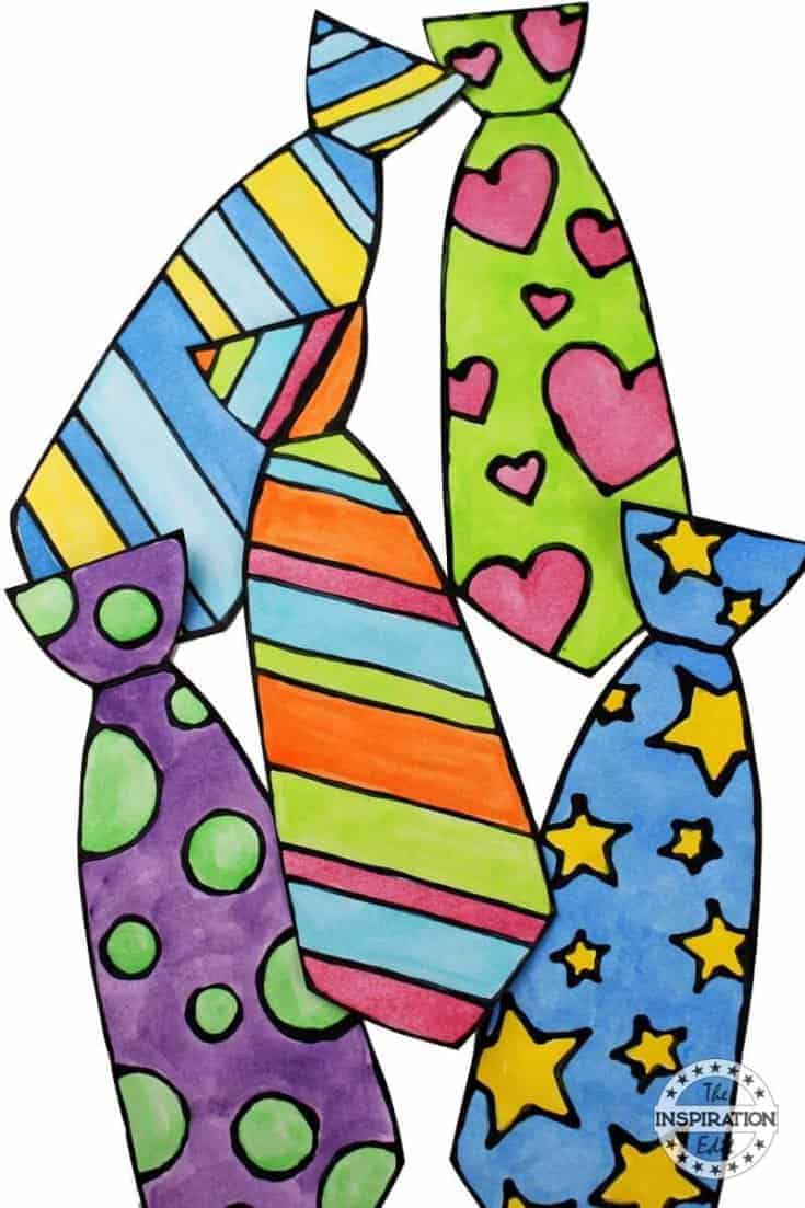 Black Glue Fathers Day Craft Idea For Kids | The Inspiration Edit