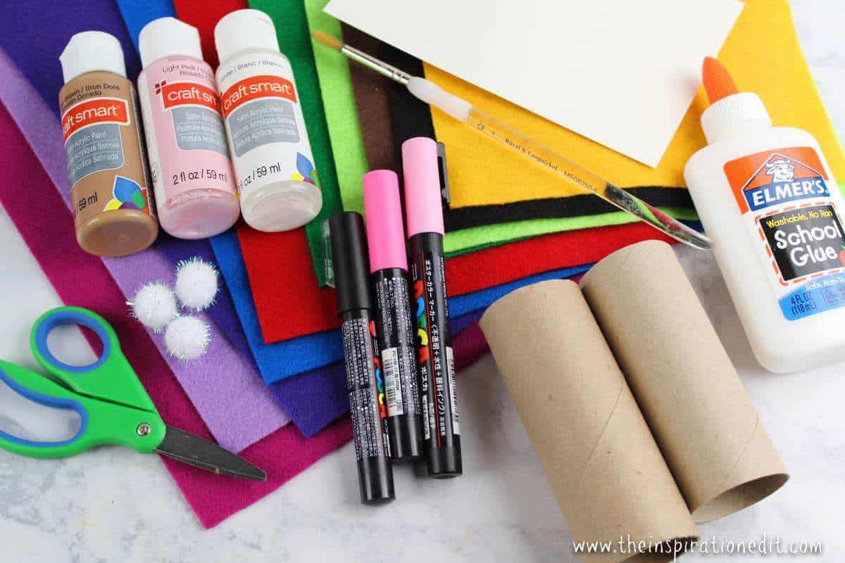 Fun Christmas Craft Made From Tubes | The Inspiration Edit