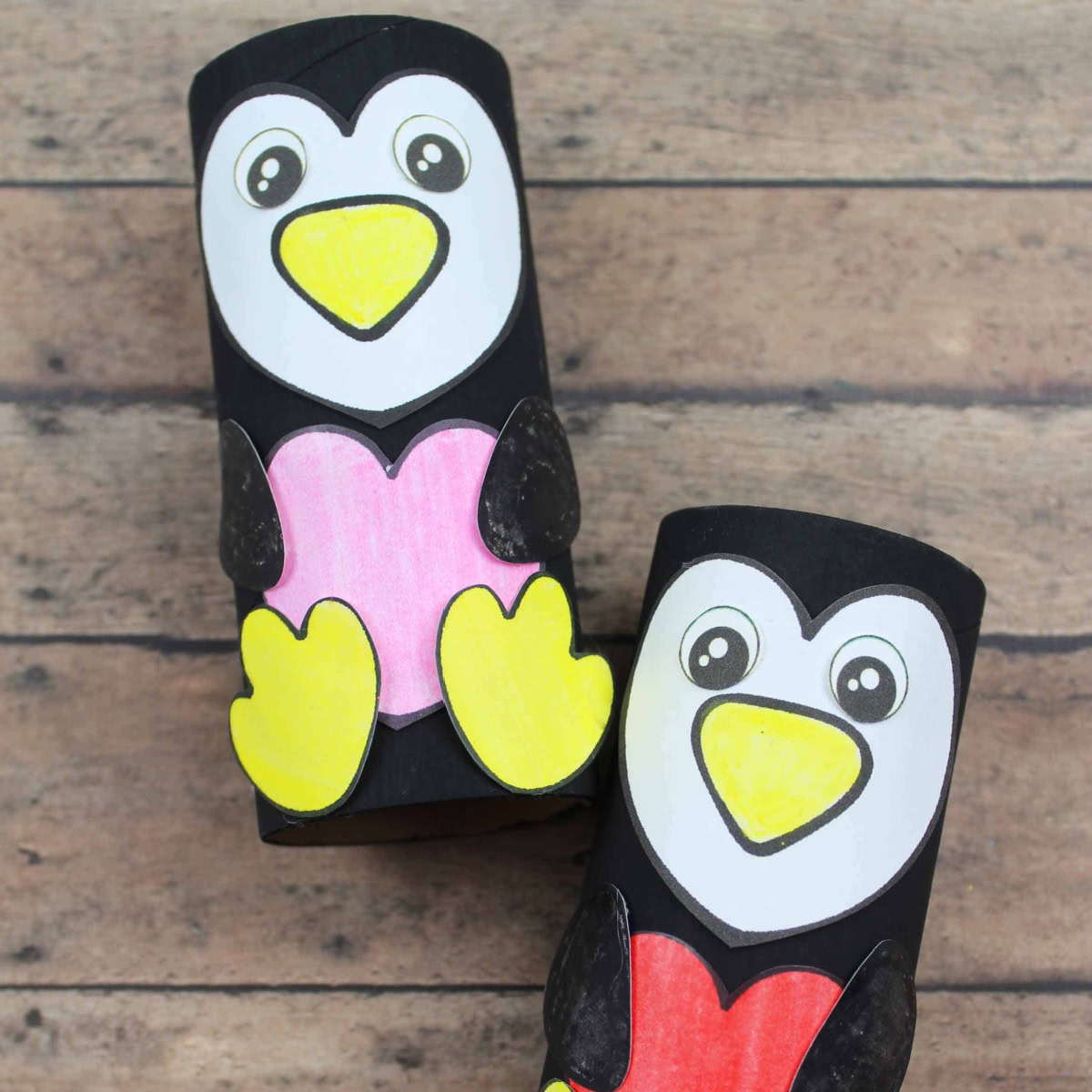 Toilet Tube Preschool Penguin Craft | The Inspiration Edit