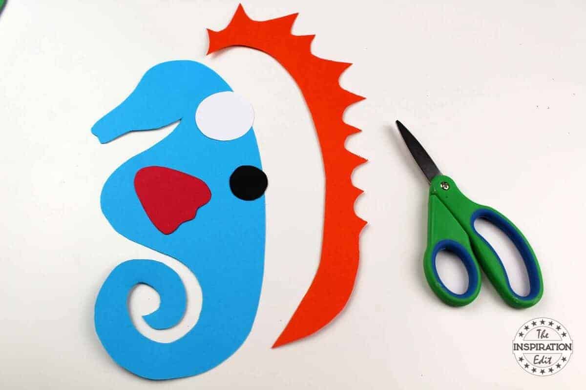 Fantastic Paper Weave Seahorse Craft | The Inspiration Edit