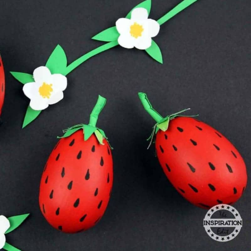 DIY Strawberry Craft for Kids | The Inspiration Edit