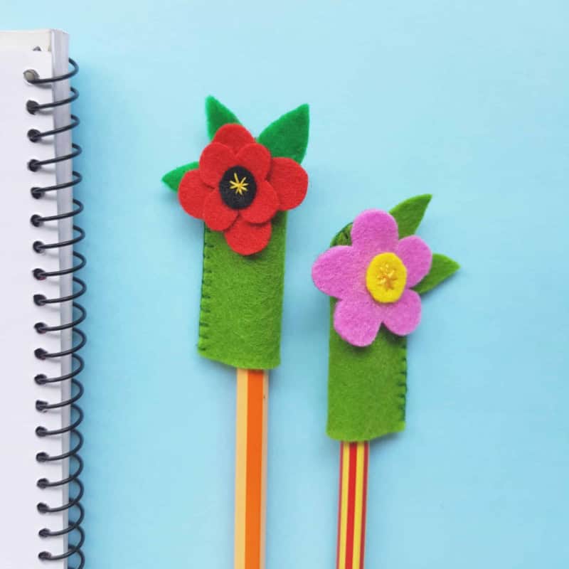 Poppy Flower Pencil Topper Craft | The Inspiration Edit