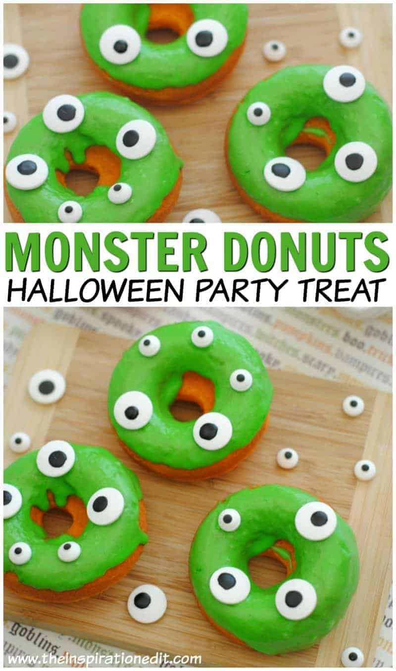 Halloween Monster Donuts: Too Scary to Eat! | The Inspiration Edit