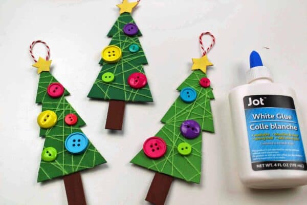 Easy Christmas Tree Craft for Kids to Make | The Inspiration Edit