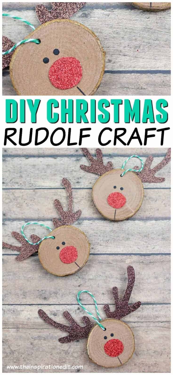 Rudolf Craft: Cute Christmas Ornament | The Inspiration Edit
