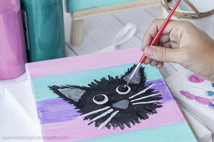 Cat Painting Tutorial for Kids | The Inspiration Edit