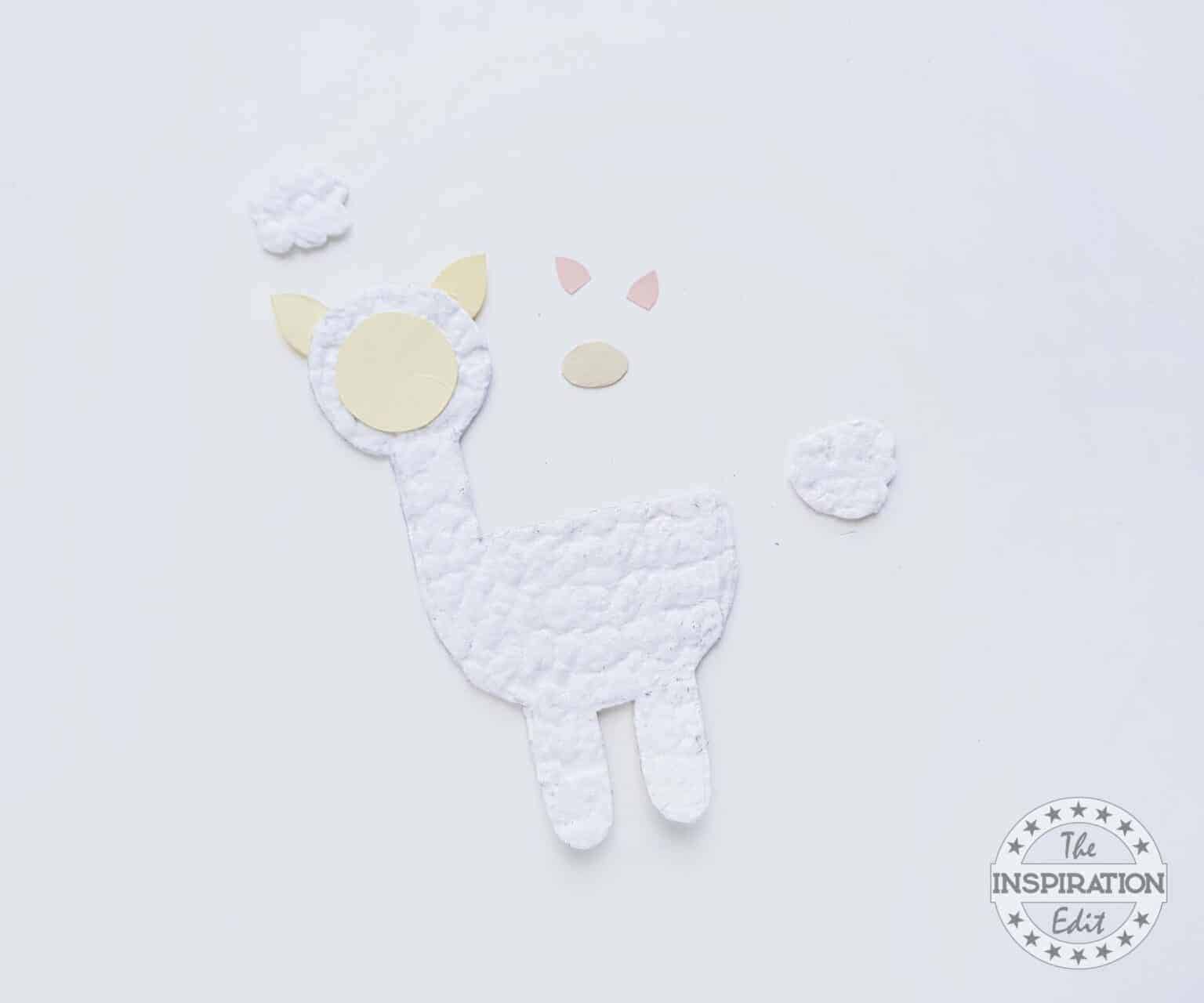 Alpaca Paper Craft for Kids | The Inspiration Edit