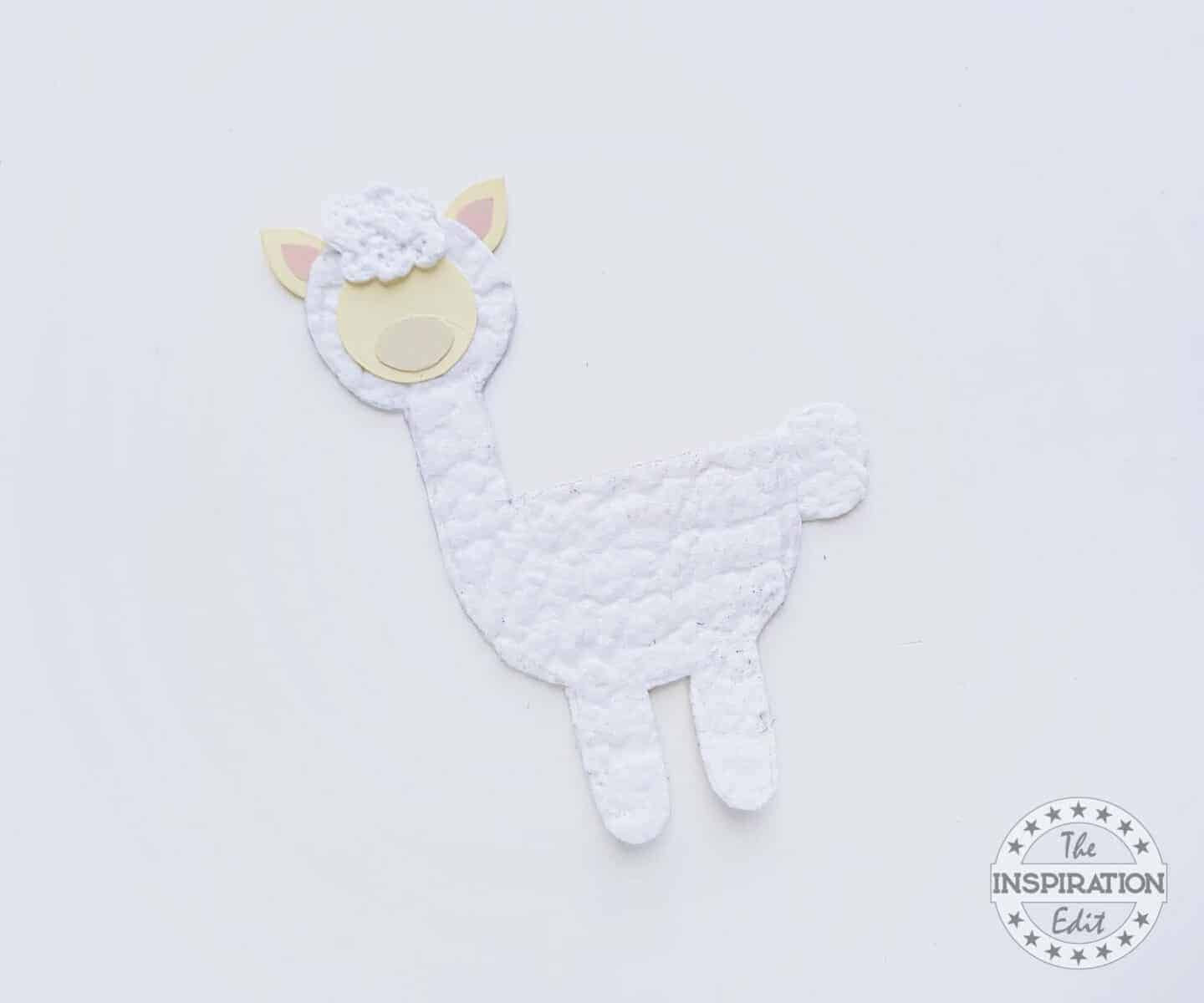 Alpaca Paper Craft for Kids | The Inspiration Edit