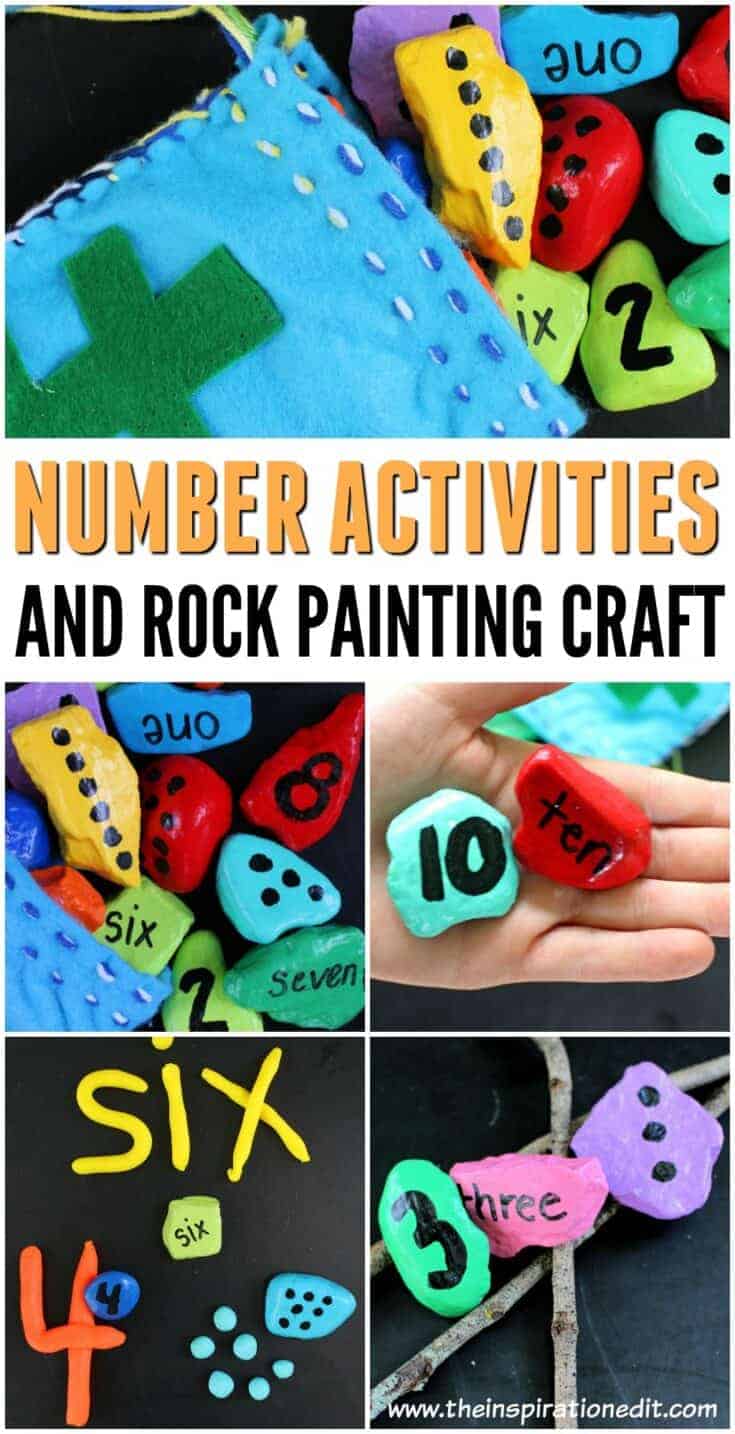 DIY Number Rocks for Teaching Core Math Skills | The Inspiration Edit