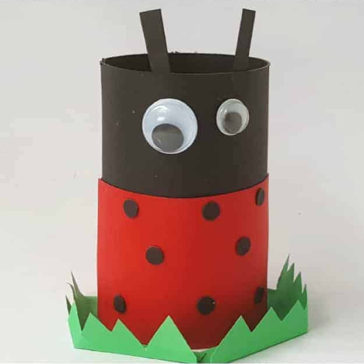 Super Cute Toilet Tube Ladybug Craft | The Inspiration Edit