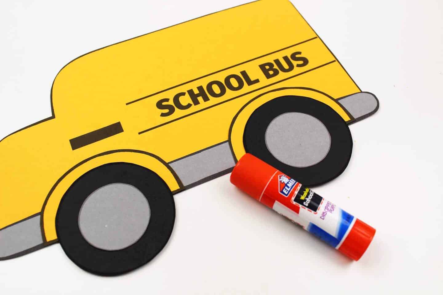 School Bus Template and Craft Idea for Back to School | The Inspiration ...