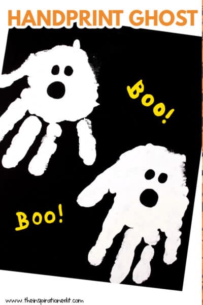 Halloween Hand Print Craft for Preschool Kids | The Inspiration Edit