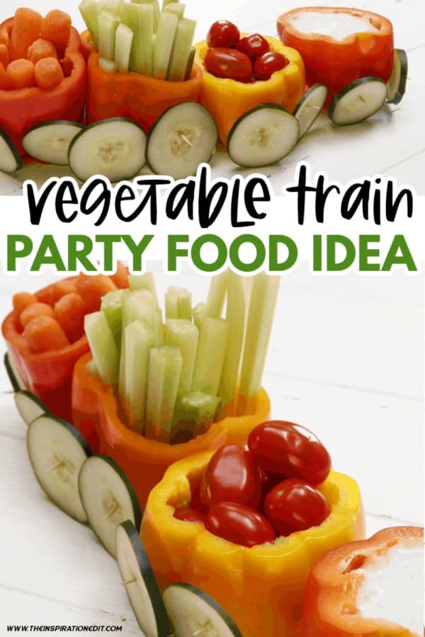 Vegetable Train a Fun Party Food Idea | The Inspiration Edit