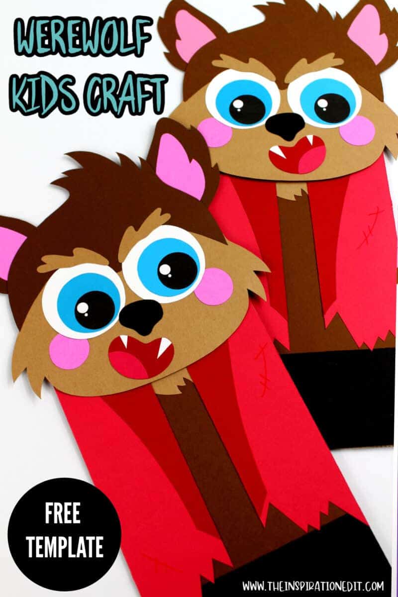 Paper Bag Werewolf Puppet For Kids | The Inspiration Edit