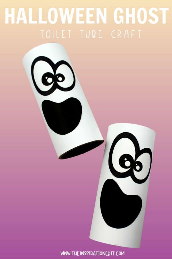 Fun Toilet Paper Roll Ghost Craft | The Inspiration Edit