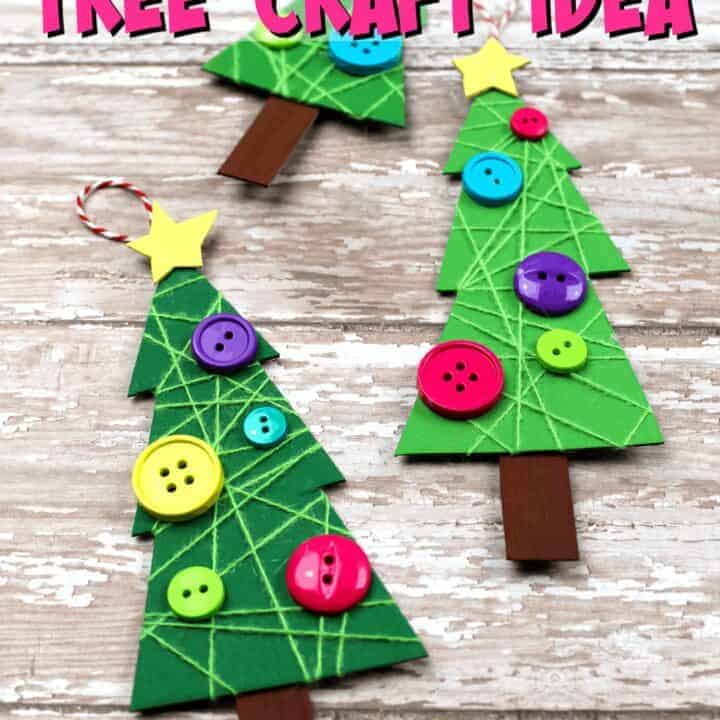 Easy Christmas Tree Craft for Kids to Make | The Inspiration Edit