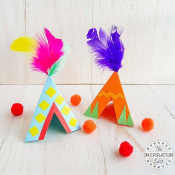 Tipi Craft: Native American Paper Craft | The Inspiration Edit