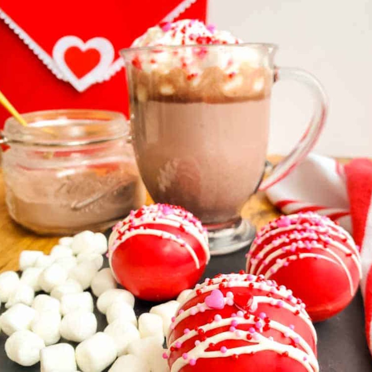 Valentine's Day Hot Cocoa Bombs | The Inspiration Edit