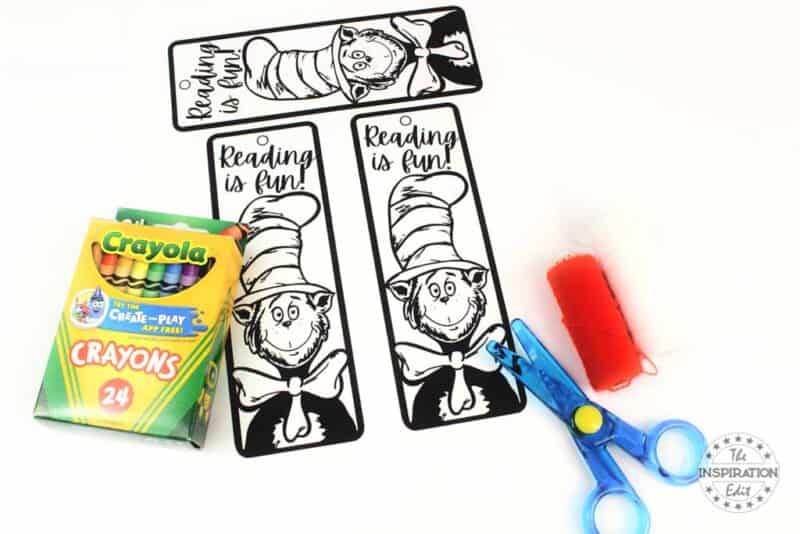 Cat in the Hat Template Bookmark | The Inspiration Edit