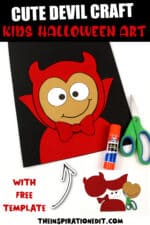 Devil Halloween Craft DIY: Fun Kids Activity | The Inspiration Edit