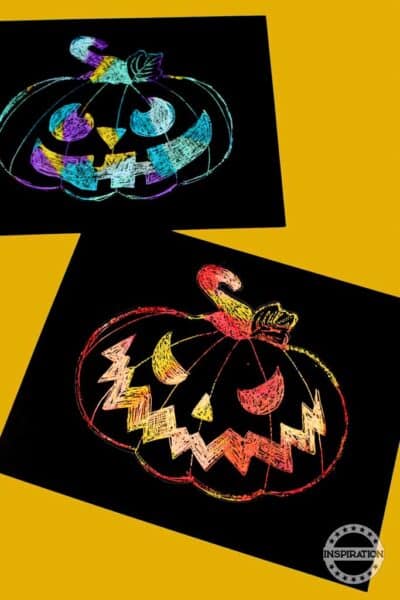 Fun Jack O Lantern Art Project for Kids | The Inspiration Edit