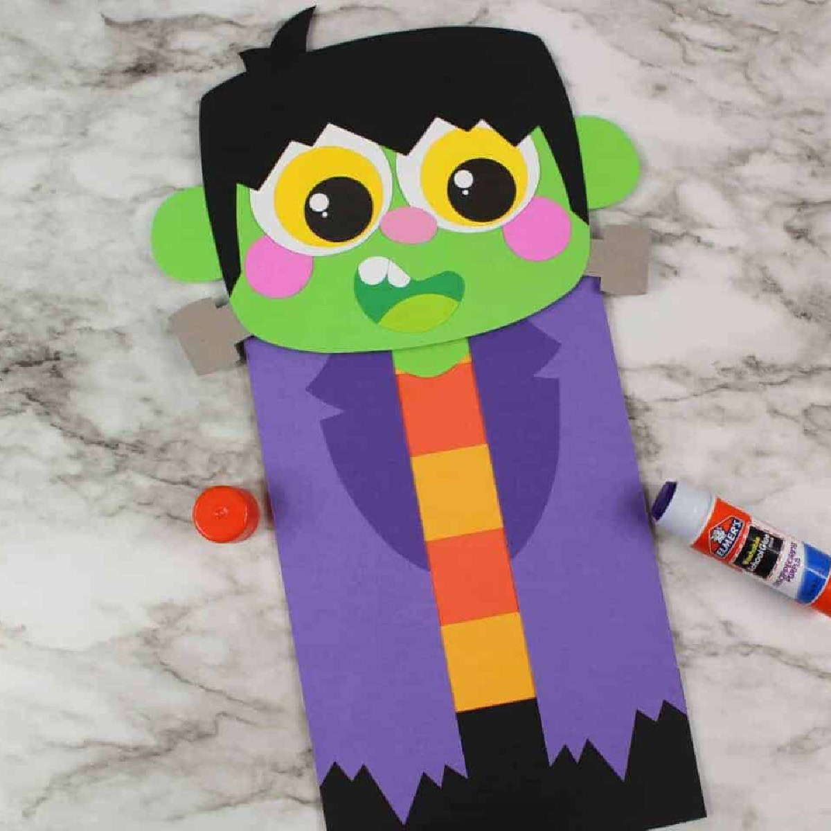 Paper Bag Frankenstein Puppet | The Inspiration Edit