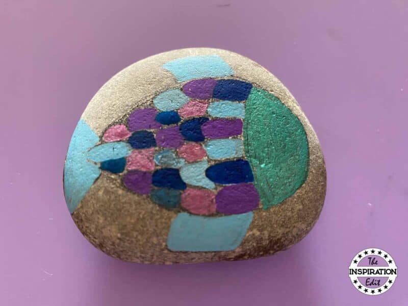 Easy Fish Rock Painting Tutorial | The Inspiration Edit