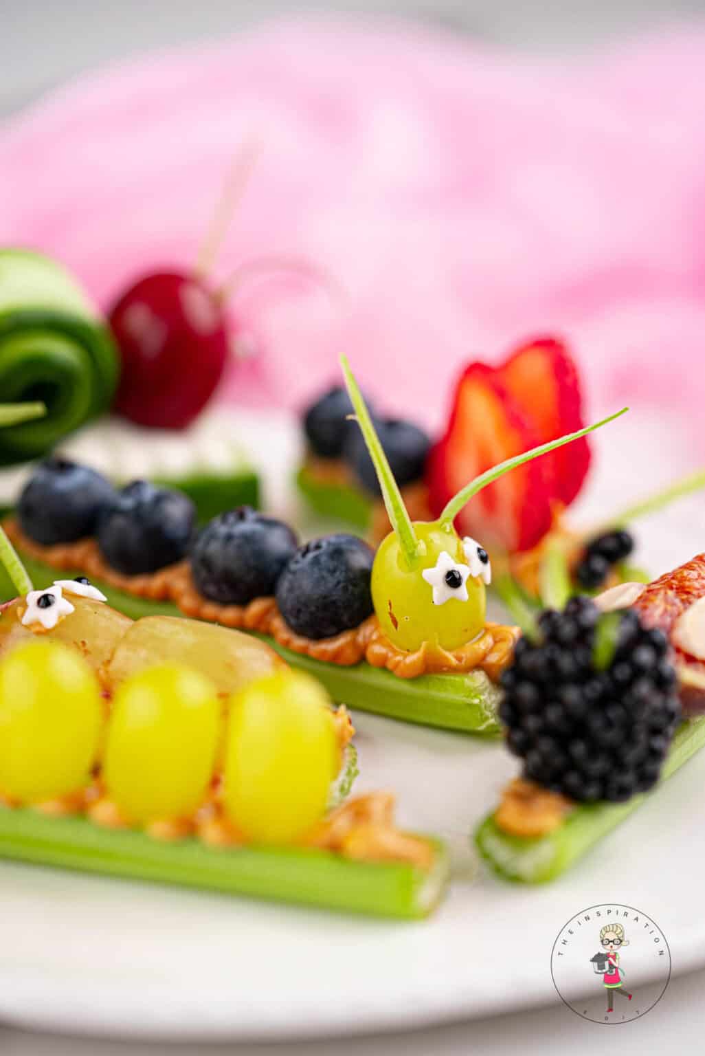 Fruit & Vegetable Bug Snacks: Fun Party Food Idea | The Inspiration Edit