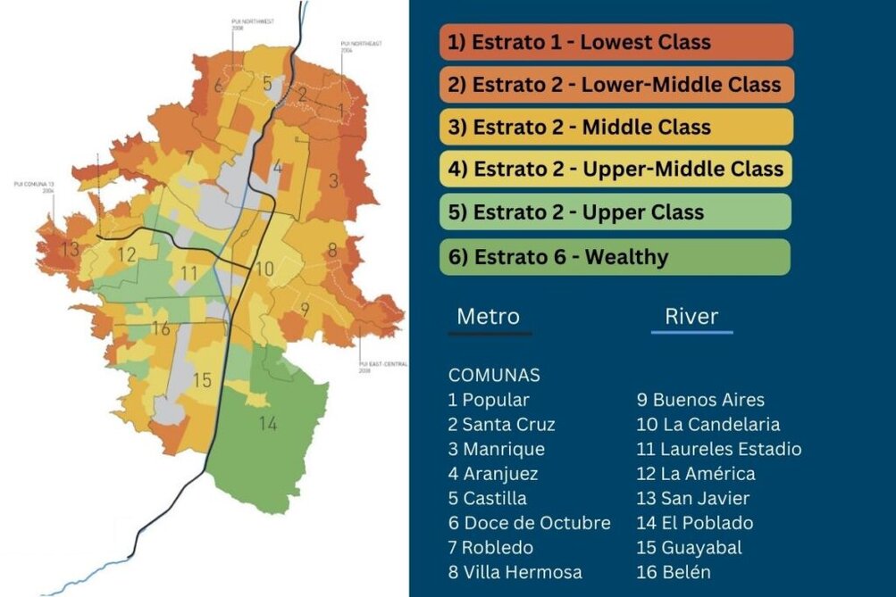 Medellin Spain Map Easy