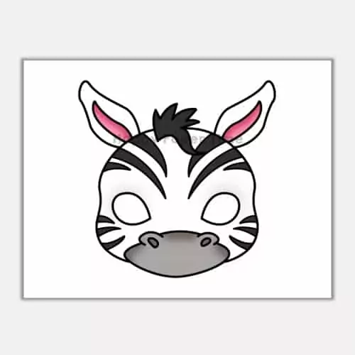 Zebra Head Mask