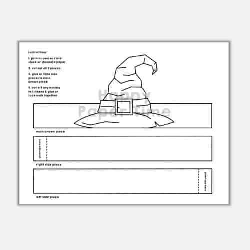Halloween Witch Hat Printables